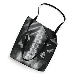 Egirl Skeleton Xray Butterfly Harajuku y2k Dark Edgy Grunge Tote Bag