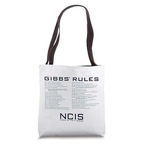 NCIS Gibbs Rule Tote Bag