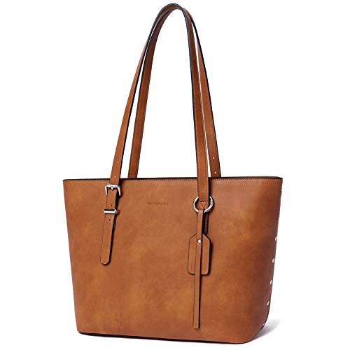 WESTBRONCO Purses For Women Vegan Leather Purses and Handbags Large Ladies Tote Shoulder Bag