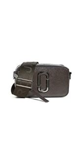 marc jacobs women’s snapshot dtm camera bag, ink grey, one size