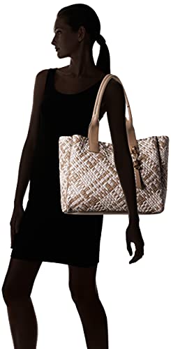 Calvin Klein Alysha Novelty Tote, Taupe Multi