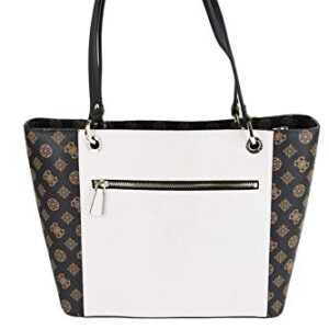 GUESS Noelle Elite Tote Brown Logo Multi, Bwl File