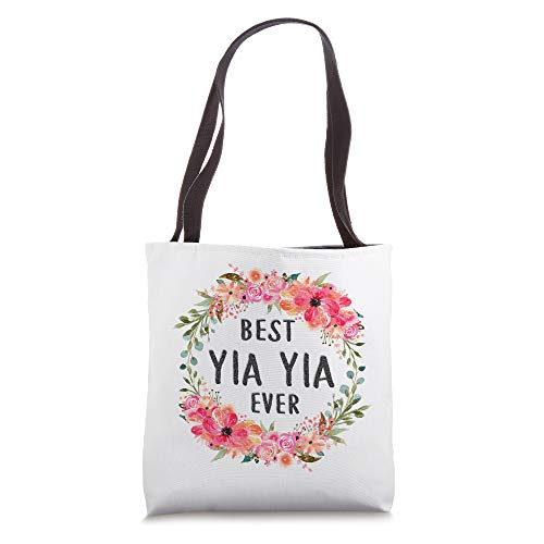 Best Yia Yia Ever Tote Bags Mom Grandma Gift for Women Tote Bag