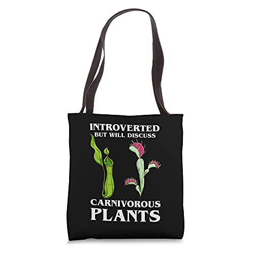 Carnivorous Plants Men Northern Pitcher Venus Fly Trap Tote Bag