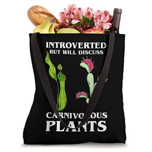 Carnivorous Plants Men Northern Pitcher Venus Fly Trap Tote Bag