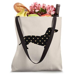 Valentine's Day Dog Owner Weenie Dachshund Lover Wiener Gift Tote Bag