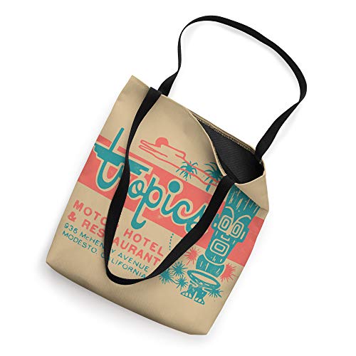 Tropics Motor Hotel / Hawaiian Style / Tiki Bar / 50s Style Tote Bag