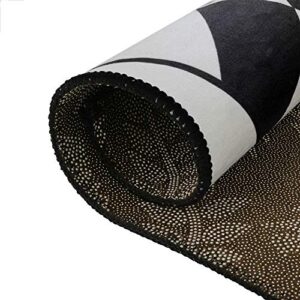 3D Carpet Bottomless Hole Optical Illusion Area Rug, Checkered Vortex Optical Illusions Rug, for Dining Room Carpet Home Bedroom Floor Mat (80x120cm) 1