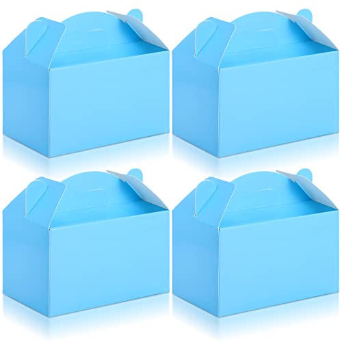 36 Pieces Party Favor Boxes Candy Cookies Treat Goodie Boxes Candy Boxes Treat Cardboard Gift Boxes, 5.9 x 3.5 Inch for Kids Birthday Party Baby Shower Wedding Party Supplies (Blue)