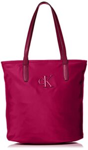 calvin klein lina nylon north/south tote, port