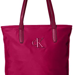 Calvin Klein Lina Nylon North/South Tote, Port