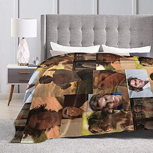 Uilove John B Outer Banks Super Soft Cozy Blanket Microfiber Flannel Lightweight Throw Blanket for Bed Couch Sofa Chair Living Room,Suite for All Season 50 inch x40 inch