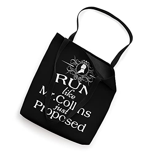 Funny Jane Austen Pride & Prejudice Mr. Darcy Mr. Collins Tote Bag