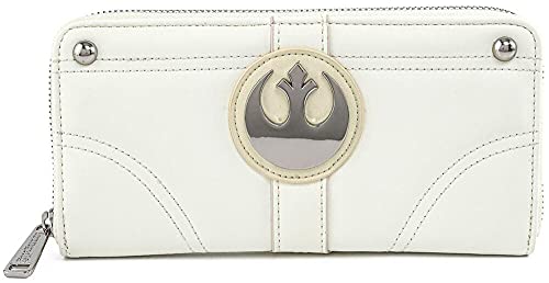 Loungefly Star Wars Princess Leia Hoth Cosplay Zip Around Wallet, Ivory, One Size