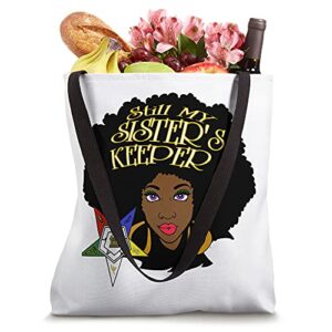 Order Of The Eastern Star OES Ring Diva My Sister's Keeper Tote Bag