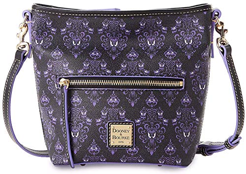 Disney Parks Exclusive - Dooney & Bourke - Crossbody Handbag Pouchette Purse - Haunted Mansion Wallpaper