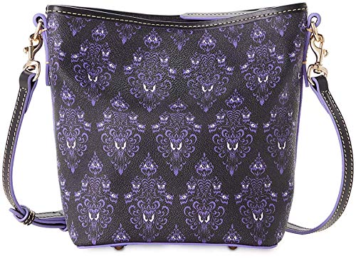 Disney Parks Exclusive - Dooney & Bourke - Crossbody Handbag Pouchette Purse - Haunted Mansion Wallpaper