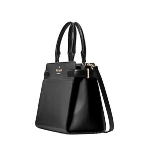 Kate Spade Staci Medium Satchel Crossgrain Leather Black