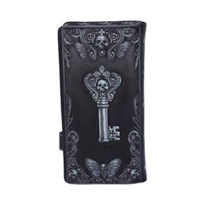 Nemesis Now B5117R0 Edgar Allen Poe Nevermore Raven Purse, PU, Black, 18.5cm