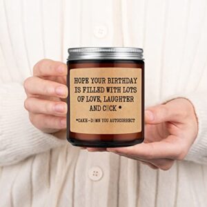 LEADO Scented Soy Candles - Funny Birthday Gifts for Women, Girlfriend, Wife - Humorous Birthday Gifts for Her, Friends Female, Girlfriend, BFF, Bestie - Mature Gifts, Bday Gifts for Women, Fun Gifts