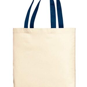 Bread Salt Wine Housewarming Gift For Women Wonderful Life Quote Bread Salt Wine Navy Handle Canvas Tote Bag