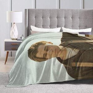 ALKYLA Leonardo Dicaprio Blanket Flannel Throw Blanket Soft Lightweight Winter Fuzzy Bed Blanket for Couch Sofa Bedroom 50"x40"