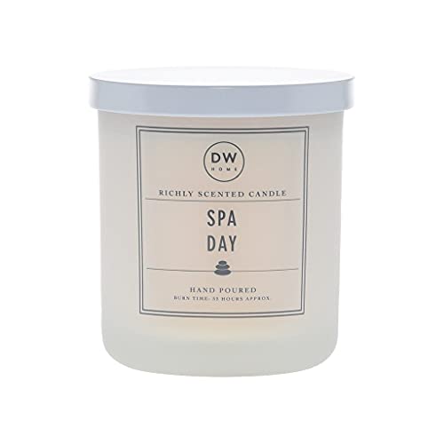 DW Home Hand Poured Richly Scented Spa Day Medium Single Wick Candle