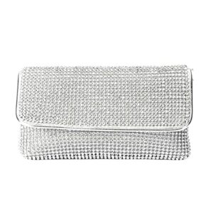 buddy supplies evening bag women envelope rhinestone handbag wedding party clutch purse, glitter