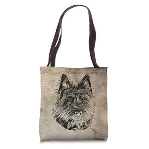 cairn terrier gift for cairn terrier owners tote bag