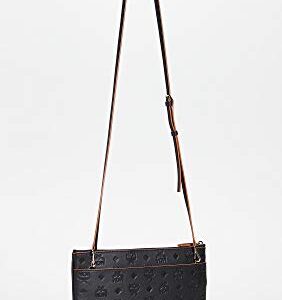 MCM Women's Leather Pouch, Black, One Size