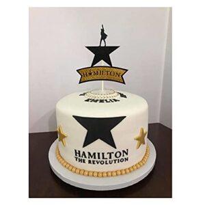 American Musical Cake Topper For Hamilton Birthday Party Decor Decorations For Kids Adults