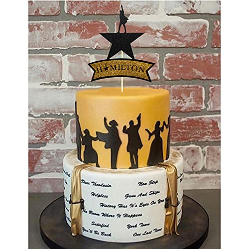 American Musical Cake Topper For Hamilton Birthday Party Decor Decorations For Kids Adults