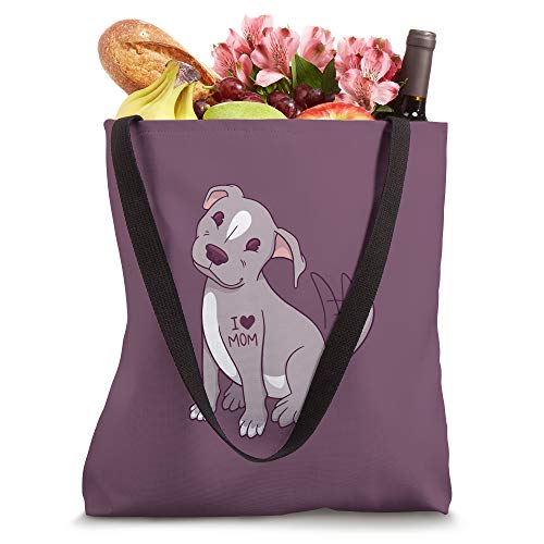 Cute Pitbull Tote Bag