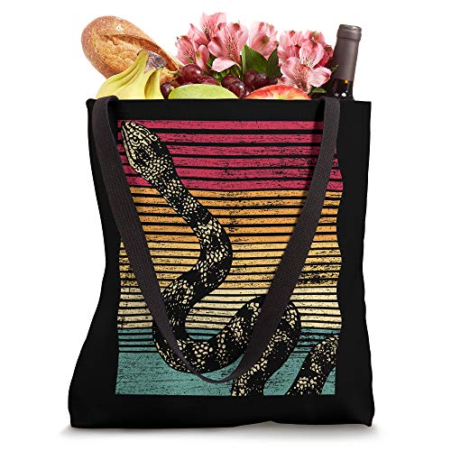 Retro Snake Tote Bag