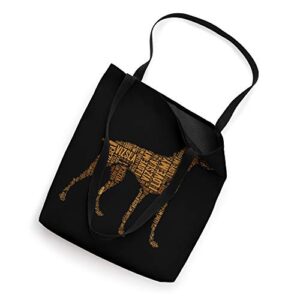 Vizsla dog owner funny gift I Love my Vizsla Dog Vizsla Tote Bag