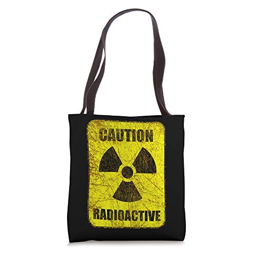 Caution Radioactive Radiation Hazard Nuclear Sign Tote Bag