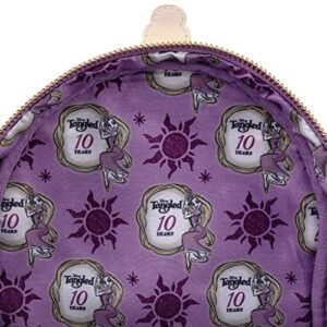 Loungefly Disney Tangled Tower Scene Womens Double Strap Shoulder Bag Purse