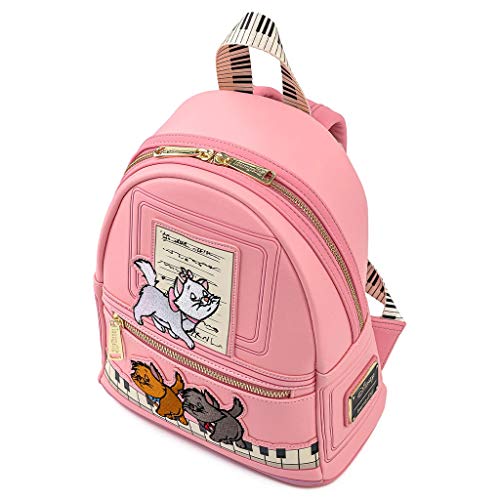 Loungefly Disney Aristocats Piano Kitties Womens Double Strap Shoulder Bag Purse