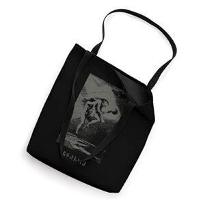 Occult Russian Witch Baba Jaga Slavic Horror Goth Vintage Tote Bag