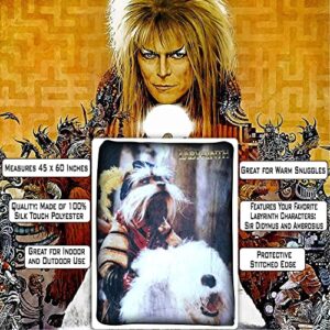 Jim Henson's Labyrinth Sir Didymus Fleece Throw Blanket, Multicolor, One Size