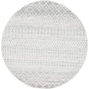 Artistic Weavers Chester Boho Moroccan Area Rug,10' Round,Grey