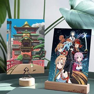 FDOM Anime Wall Collage Kit, 50 Pack Anime Style Photo Collection Collage Dorm Decor Album Style Collage for Girl and Boy Teens, Small Posters Wall Prints Kit for Room Bedroom Aesthetic.