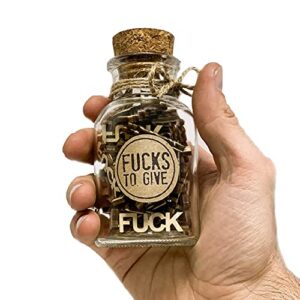 jar of fucks (5oz) gift jar”fucks to give”