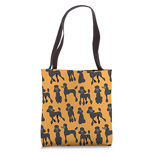 Cute Poodle Owner, Lover Gift Pattern Design Poodle Dog Tote Bag