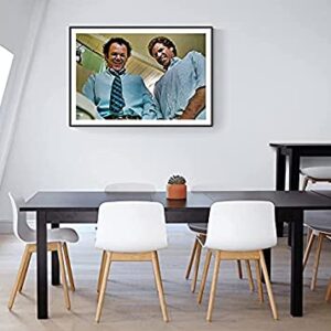 NATVVA Funny Bathroom Poster Canvas Wall Art Step Brothers - Sword Fight Poster Funny Canvas Wall Art Print On Canvas Home Decoration Painting No Frame