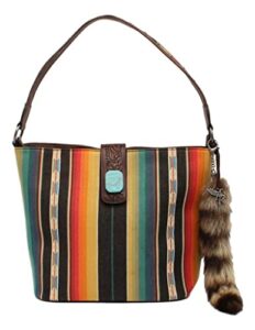 m&f western angel ranch serape tote multi one size