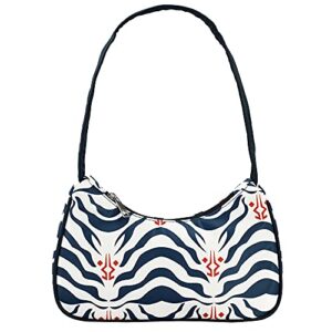 bioworld ahsoka print nylon blue women’s handbag