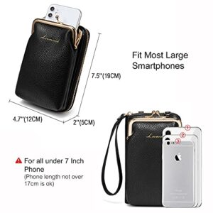 LOVEVOOK Crossbody Cell Phone Purses for Women Lightweight Shoulder Bags Card Holder Wallet Purse