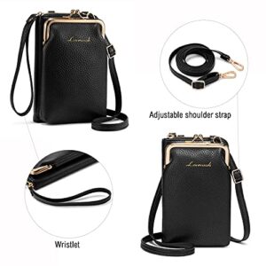 LOVEVOOK Crossbody Cell Phone Purses for Women Lightweight Shoulder Bags Card Holder Wallet Purse