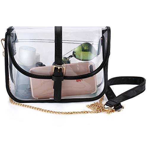 MOETYANG Clear Purse Crossbody for Women Shoulder Bags Stadium Approved See Through